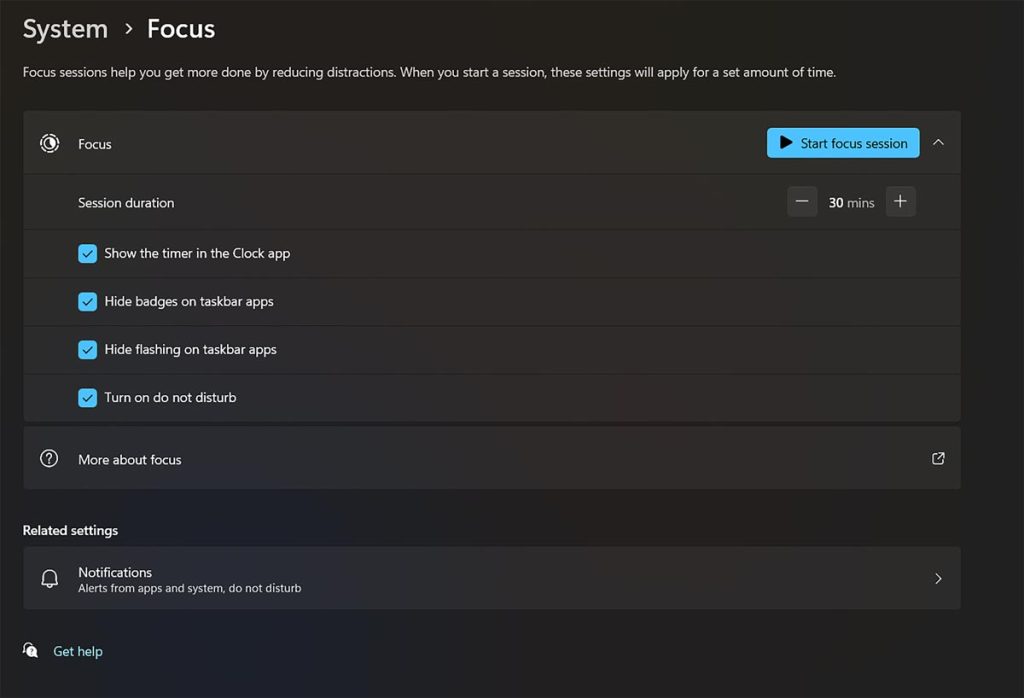 Focus Session: How to Use in Windows 11 to Get Work Done