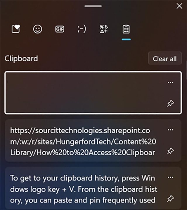 How to Access Clipboard History in Microsoft Windows